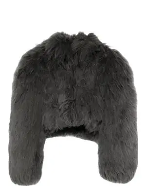 Alaïa Alaia Long-Sleeved Fur Jacket No