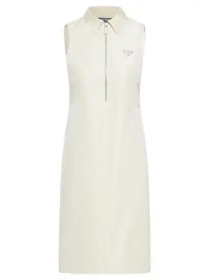 Prada Sleeveless Midi Dress - Ivory
