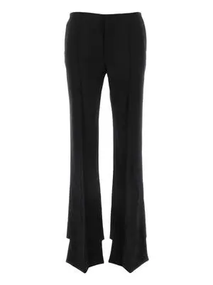 Chloé Low-waisted Flared Trousers - Black