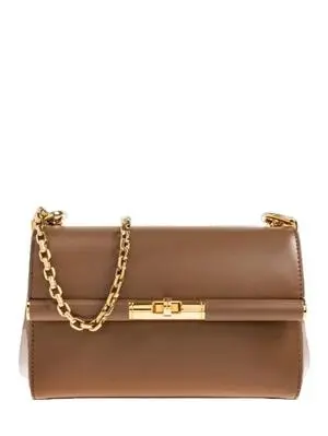 Dolce & Gabbana Mini Marlene City Chain-strap Flap Tote Bag - Brown