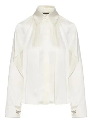 MAX MARA Max Mara Pianoforte Salice Silk Satin Shirt