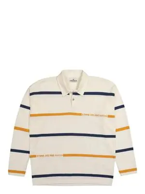 Stone Island Striped Cotton Shirt - White
