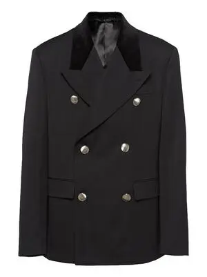 Prada Double-breasted Tailored Blazer - Black