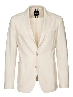 Hugo Boss Single-breasted Blazer - White