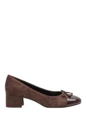 Tory Burch Bow Detailed Pumps - Dark Cocoa