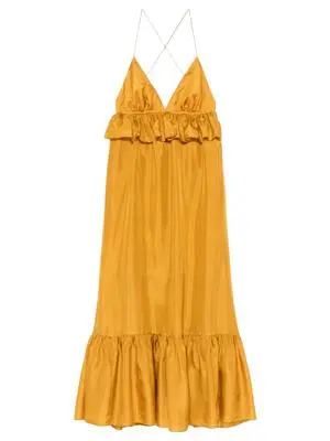 Zimmermann Zimmermann Rhiannon Maxi Dress Gold
