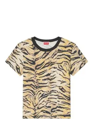 Kenzo All-over Animal Print T-shirt - Nude