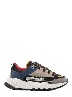 Dsquared2 Panelled Lace-up Sneakers - Multicolor