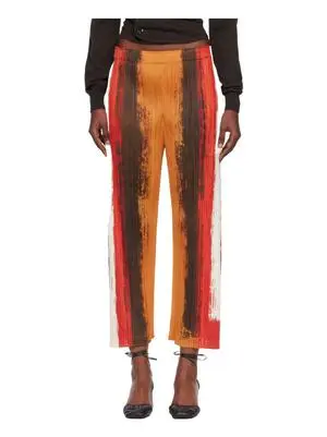 PLEATS PLEASE BY ISSEY MIYAKE Multicolor Pleated Stripe Trousers - Multi-color