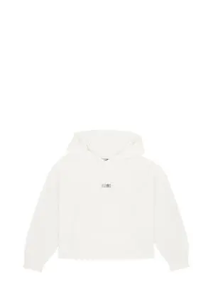 MAISON MARGIELA Drawstring Hoodie With Numeric Artwork - White