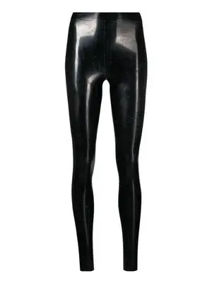 VERSACE Versace High-Waist Tapered Leg Leggings