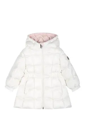 Moncler Zip-up Hooded Down Jacket - White