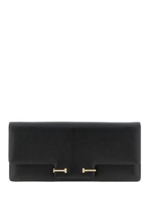 TOM FORD Logo Buckled Shoulder Bag - Black