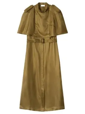 Burberry Belted Waist Trench Dress - Walrus