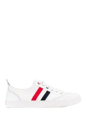 Thom Browne Striped Casual Sneakers - White