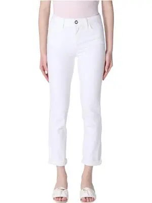Liu Jo Mid-rise Cropped Jeans - White