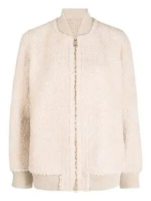 MANZONI 24 Manzoni 24 Shearling Zip-Up Jacket