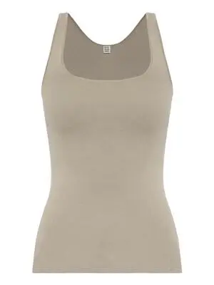 TOTEME Sleeveless Knitted Tank Top - Nude