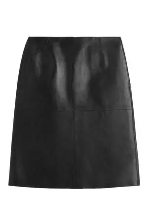 TOTÊME Toteme Panelled Leather Midi Skirt