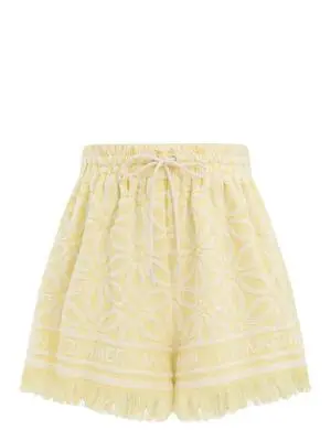 Zimmermann Coco Towelling Shorts - Nude