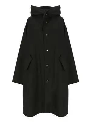JIL SANDER Jil Sander Logo Detail Drawstring Coat