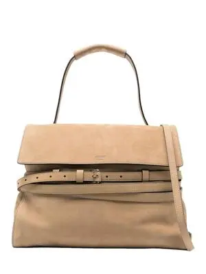 Moschino Flap Shoulder Bag - Beige