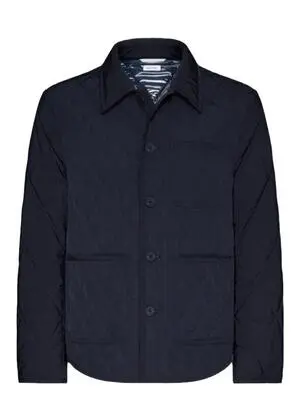 Thom Browne Quilted Padded Jacket - Blue