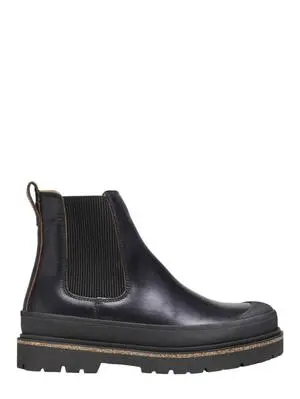 BIRKENSTOCK Round Toe Chelsea Boots - Black