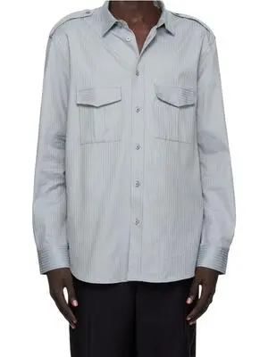 Acne Studios Long-sleeved Shirt - Gray
