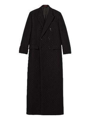 GUCCI Gucci GG Crêpe Double-Breasted Coat