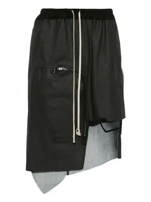 Rick Owens Dracca Asymmetric Skirt - Black