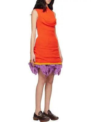 KIKO KOSTADINOV Vecto Knit Shift Dress - Red