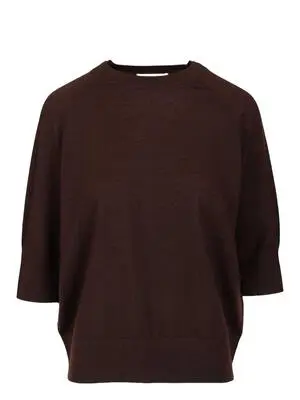 Dries Van Noten Short-sleeved Knitted Jumper - Black