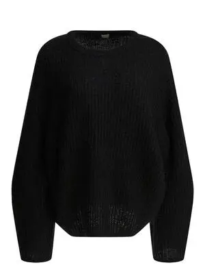 TOTÊME Toteme Crewneck Ribbed Knit Pullover