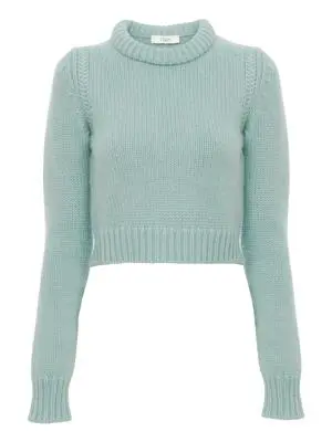 Chloé Ribbed Wool Sweater - Green
