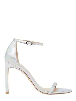 STUART WEITZMAN Logo High-heeled Sandals - White