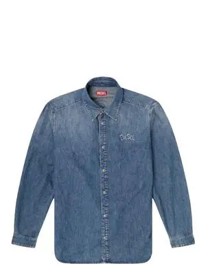DIESEL® D-simply-s15 Denim Shirt - Blue
