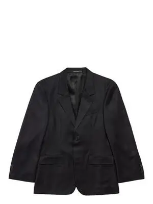 Balenciaga Tailored Single-breasted Blazer - Black