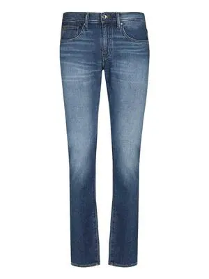 Armani Exchange Straight-leg Denim Jeans - Blue
