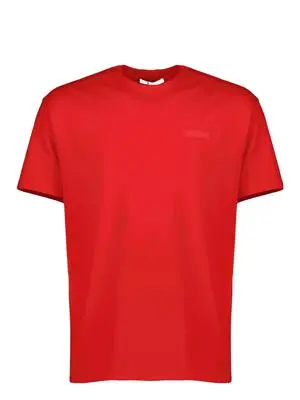 Givenchy Logo Patch Crewneck T-shirt - Scarlet