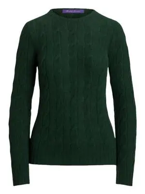 Ralph Lauren Cable-knit Crewneck Jumper - Black