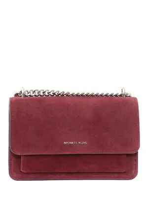 Michael Kors Michael Kors Suede Shoulder Bag Red