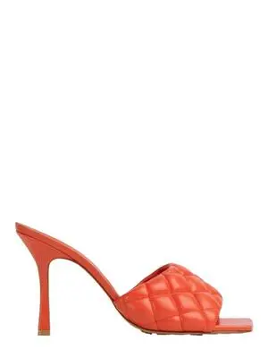 Bottega Veneta Padded Open Toe Heeled Sandals - Multicolor