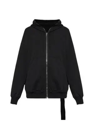 Rick Owens Zip-up Hoodie - Black