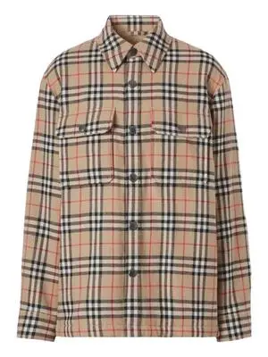 BURBERRY Burberry Checked Shirt Jacket