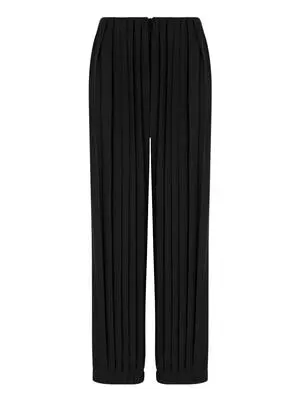 Giorgio Armani Pleated Trousers - Black
