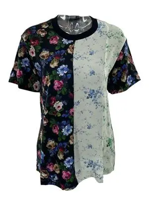 Sportmax Short Sleeve T-shirt With Graphic Print - Gray