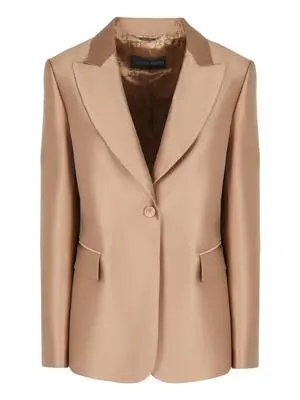 Alberta Ferretti Single-breasted Blazer - Nude