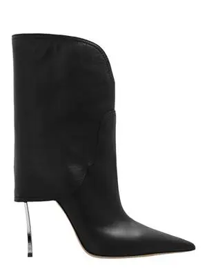 Casadei Pointed Toe High Heel Ankle Boots - Black