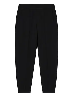 Emporio Armani Tapered Leg Casual Pants - Black